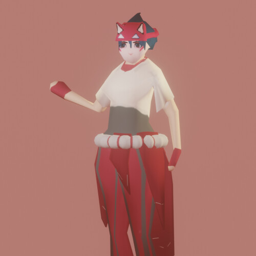 ArtStation - Kiriko overwatch 2 lowpoly ps1 style | Resources