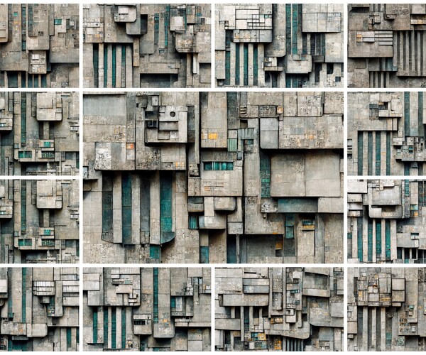 ArtStation - Tech & Greeble Facades | 200 Seamless 8k Images | Artworks
