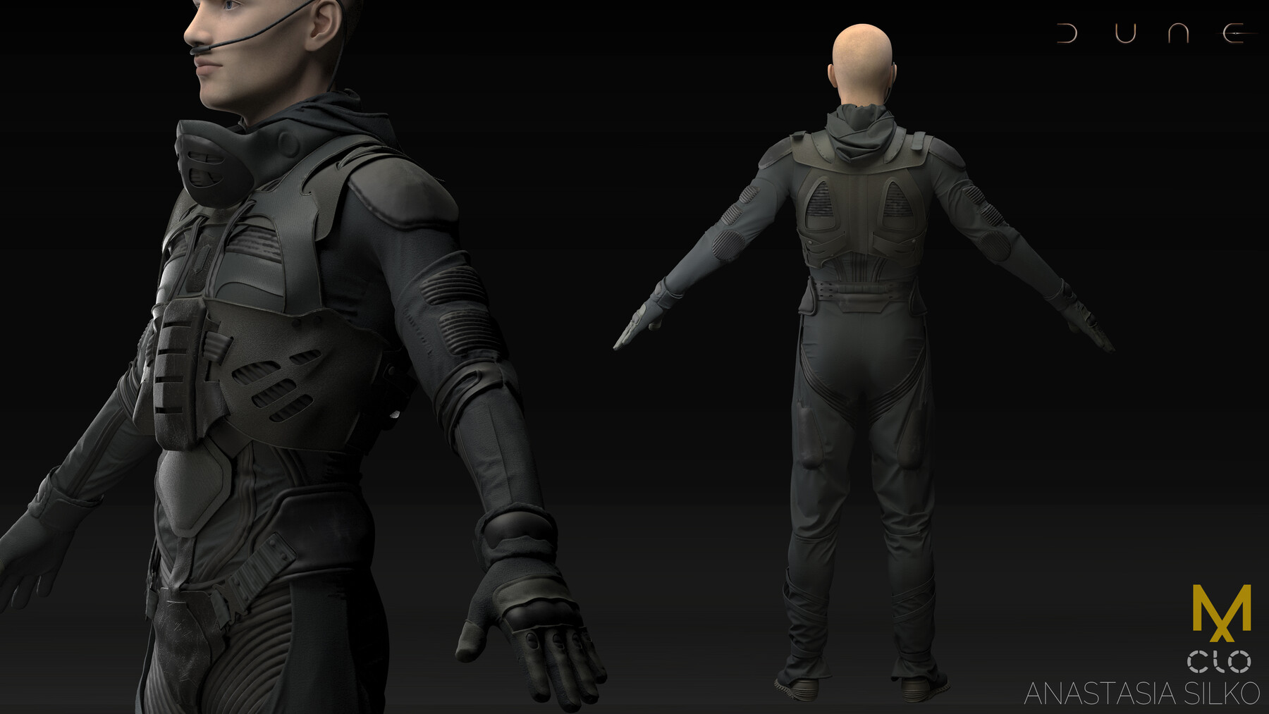 ArtStation - Fremen stillsuit costume. Dune 2021. Clo3d, Marvelous designer project + OBJ 3d ...