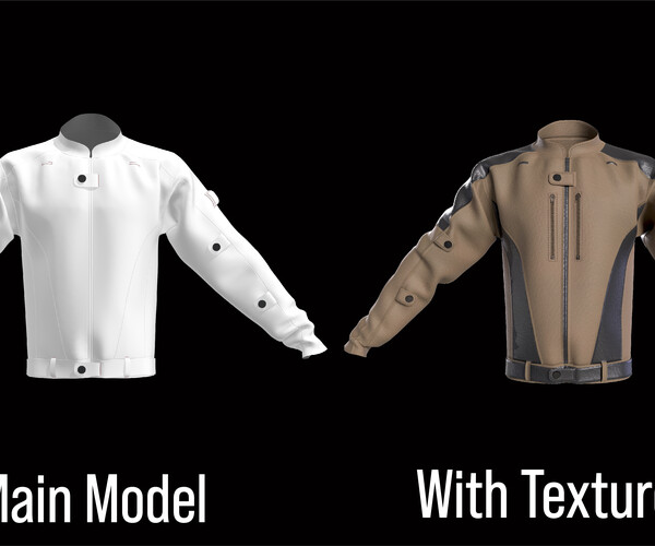 ArtStation - 3d Jacket outfit | Resources