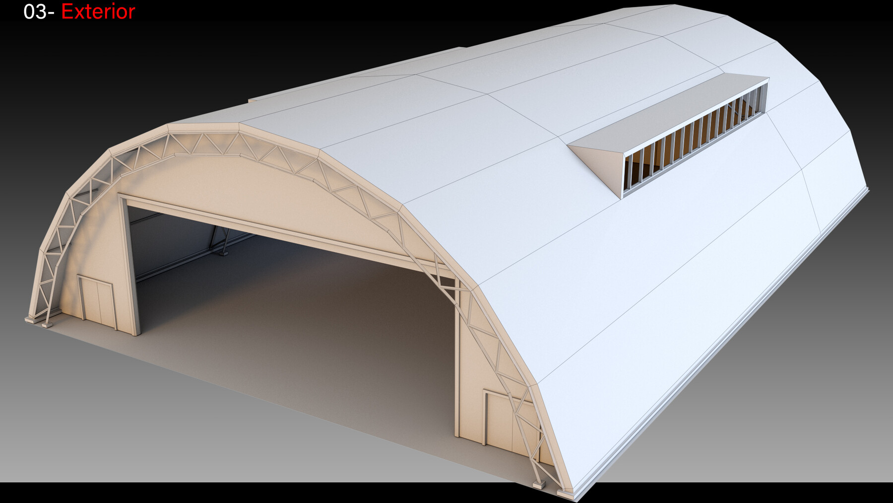 ArtStation - 6 Industrial Sheds- High detail 3d models | Resources