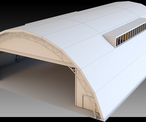 ArtStation - 6 Industrial Sheds- High detail 3d models | Resources