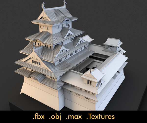 ArtStation - Himeji Castle- 3d Model | Resources