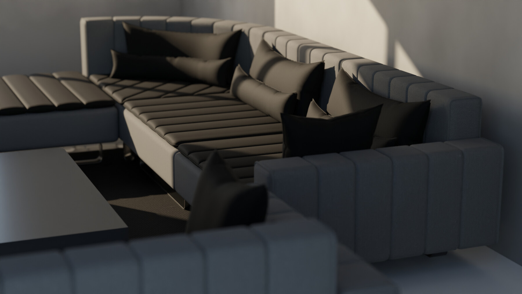 ArtStation - Sofa Set 01 | Game Assets