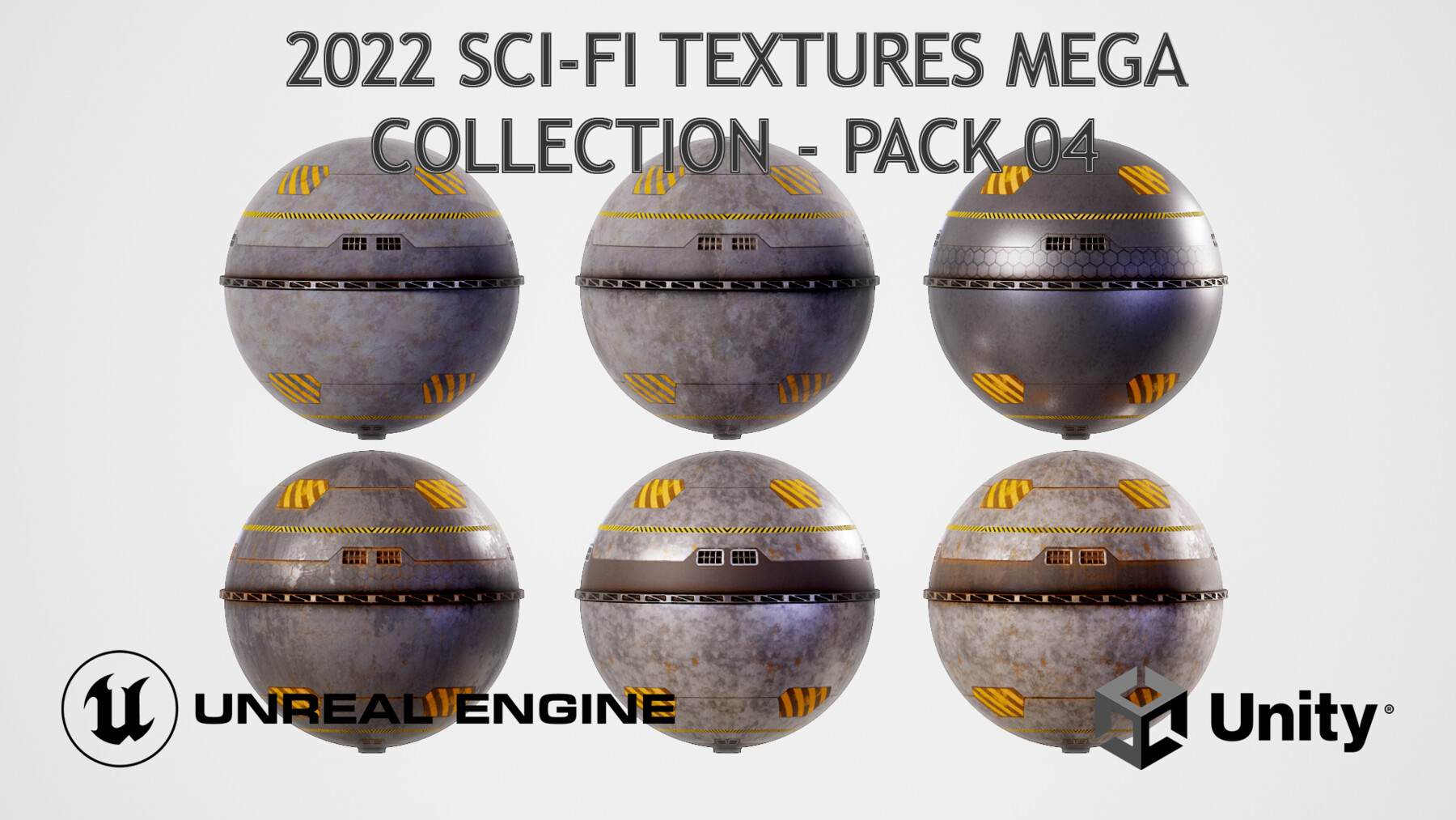 ArtStation - PBR Sci-Fi Texture Pack 04 | Game Assets