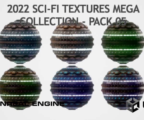 ArtStation - PBR Sci-Fi Texture Pack 05 | Game Assets