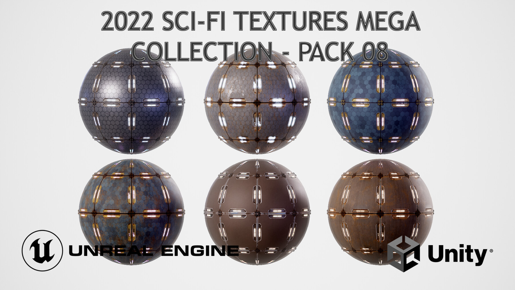 ArtStation - PBR Sci-Fi Texture Pack 08 | Game Assets