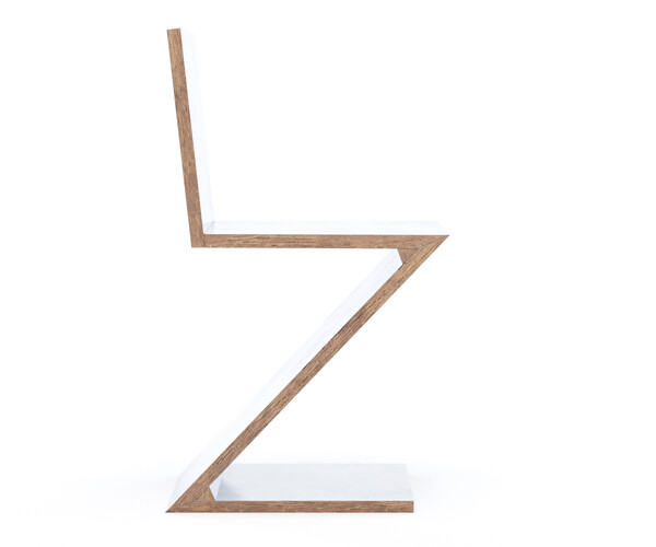 ArtStation - Zig Zag Chair | Resources