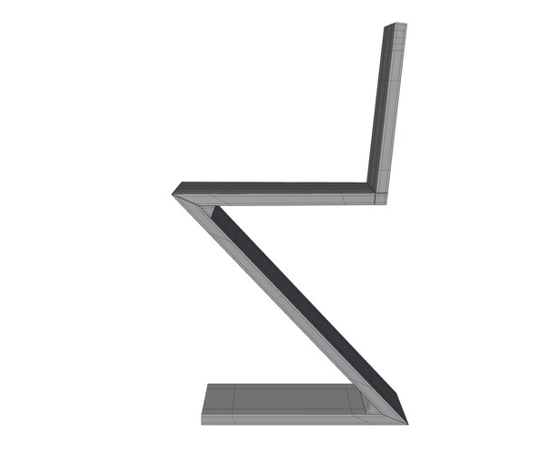ArtStation - Zig Zag Chair | Resources