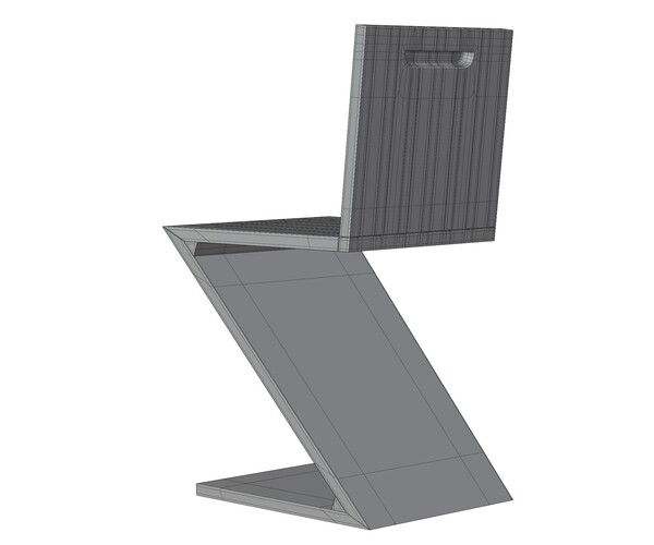 ArtStation - Zig Zag Chair | Resources