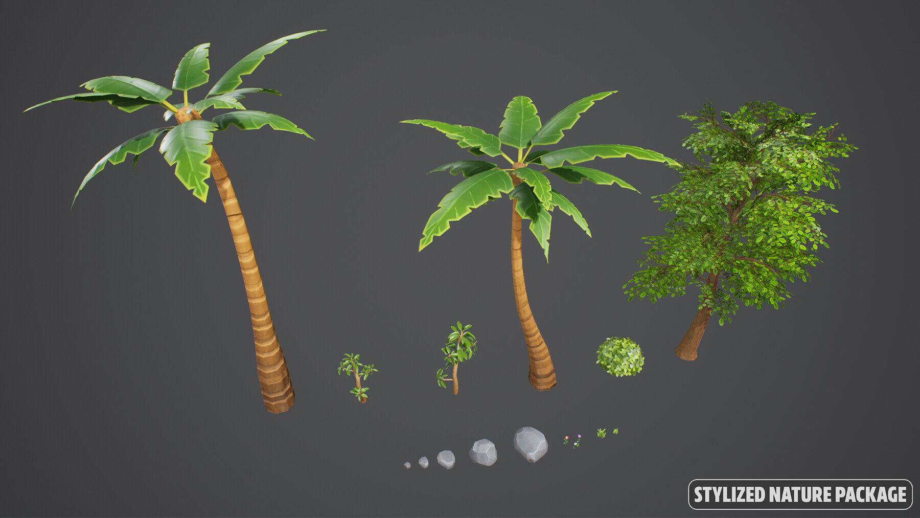 ArtStation - Stylized Nature Package | Game Assets