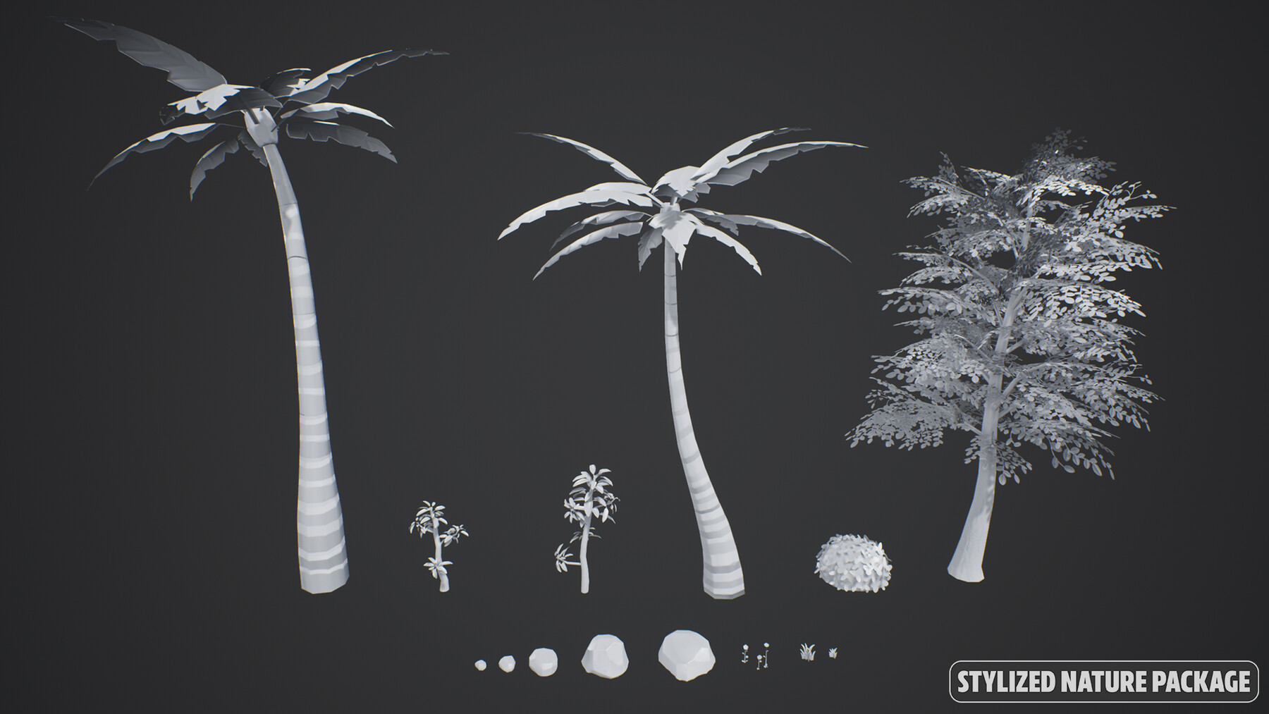 ArtStation - Stylized Nature Package | Game Assets
