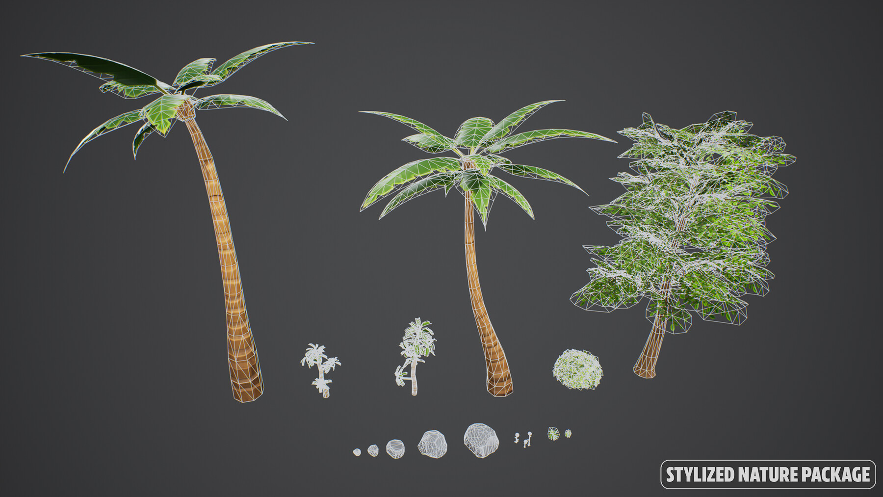 ArtStation - Stylized Nature Package | Game Assets