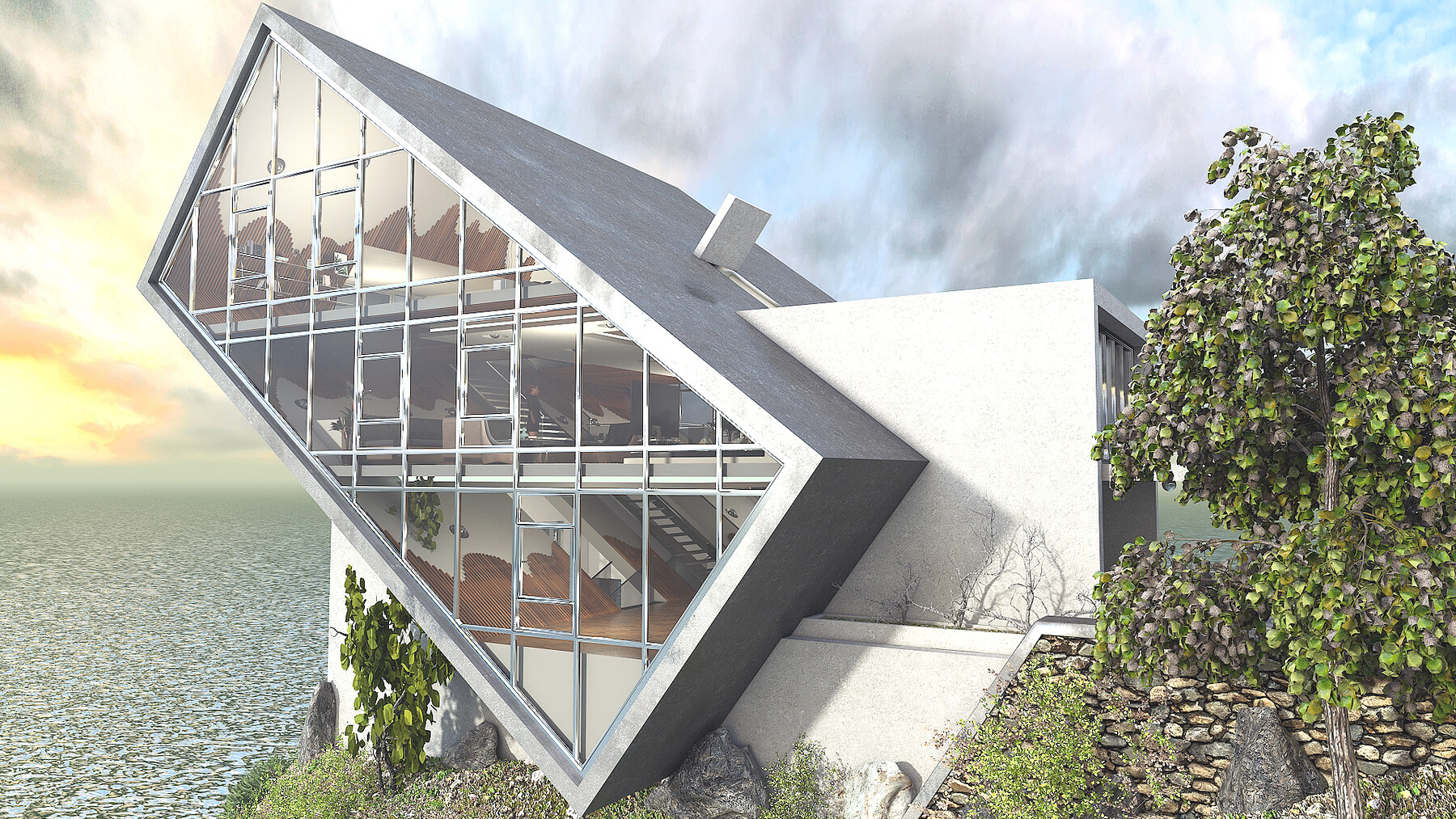 ArtStation - SLOPED HOUSE | Resources