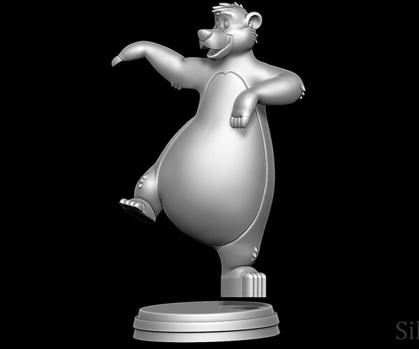 ArtStation - Baloo - The Jungle Book 3D print model | Resources