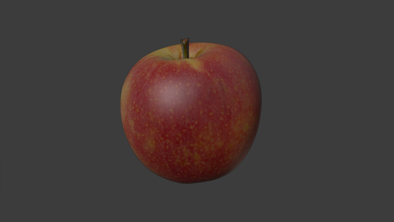 ArtStation - APPLE LOW POLY GAME READY | Game Assets