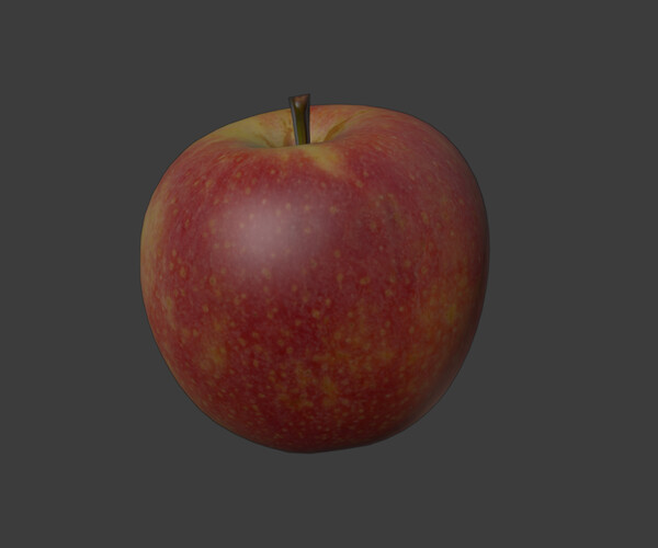ArtStation - APPLE LOW POLY GAME READY | Game Assets