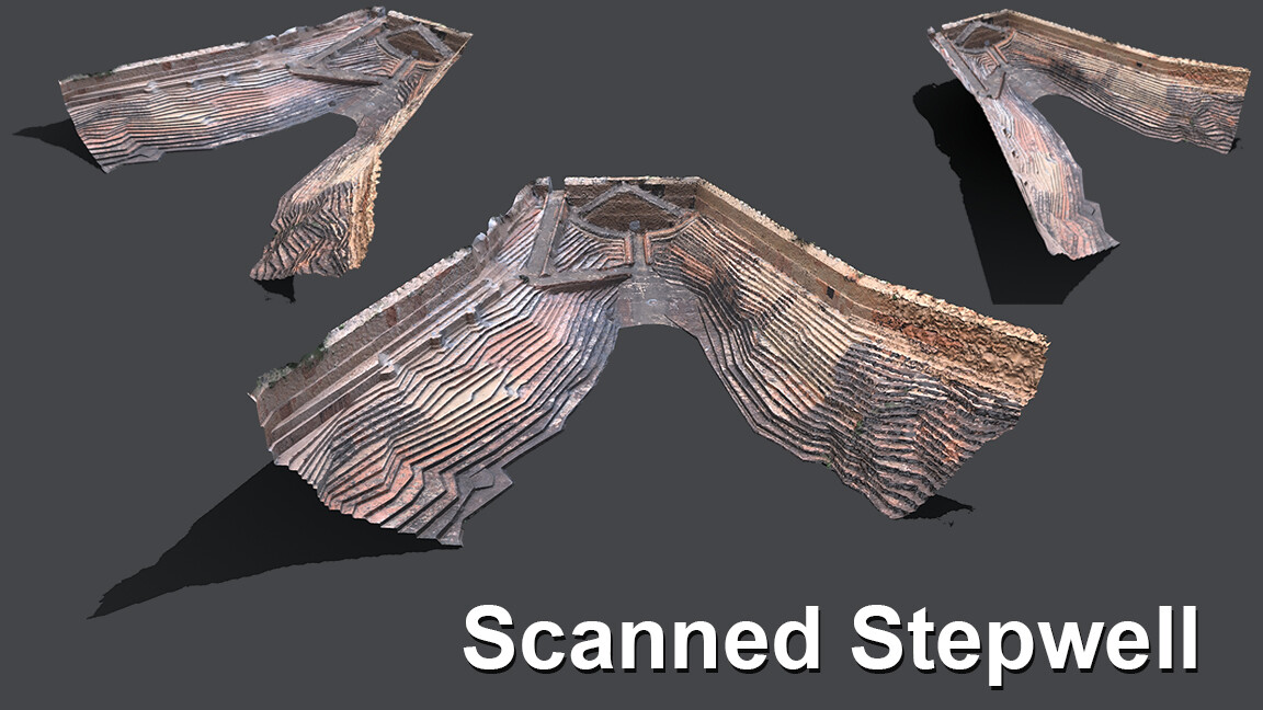 ArtStation - Step Well Low Poly | Game Assets