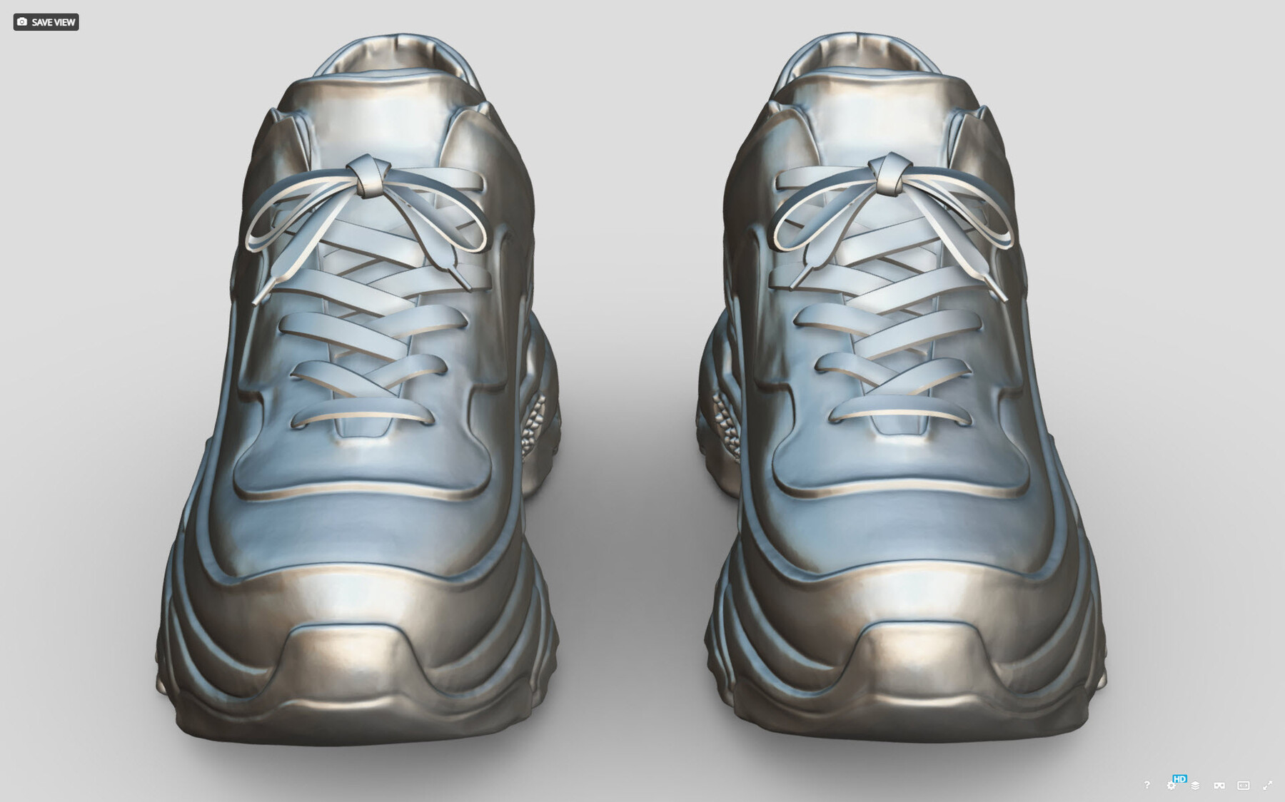 ArtStation - High poly Fashion Clunky Sneaker Yeezy Guicci Mlb footwear ...