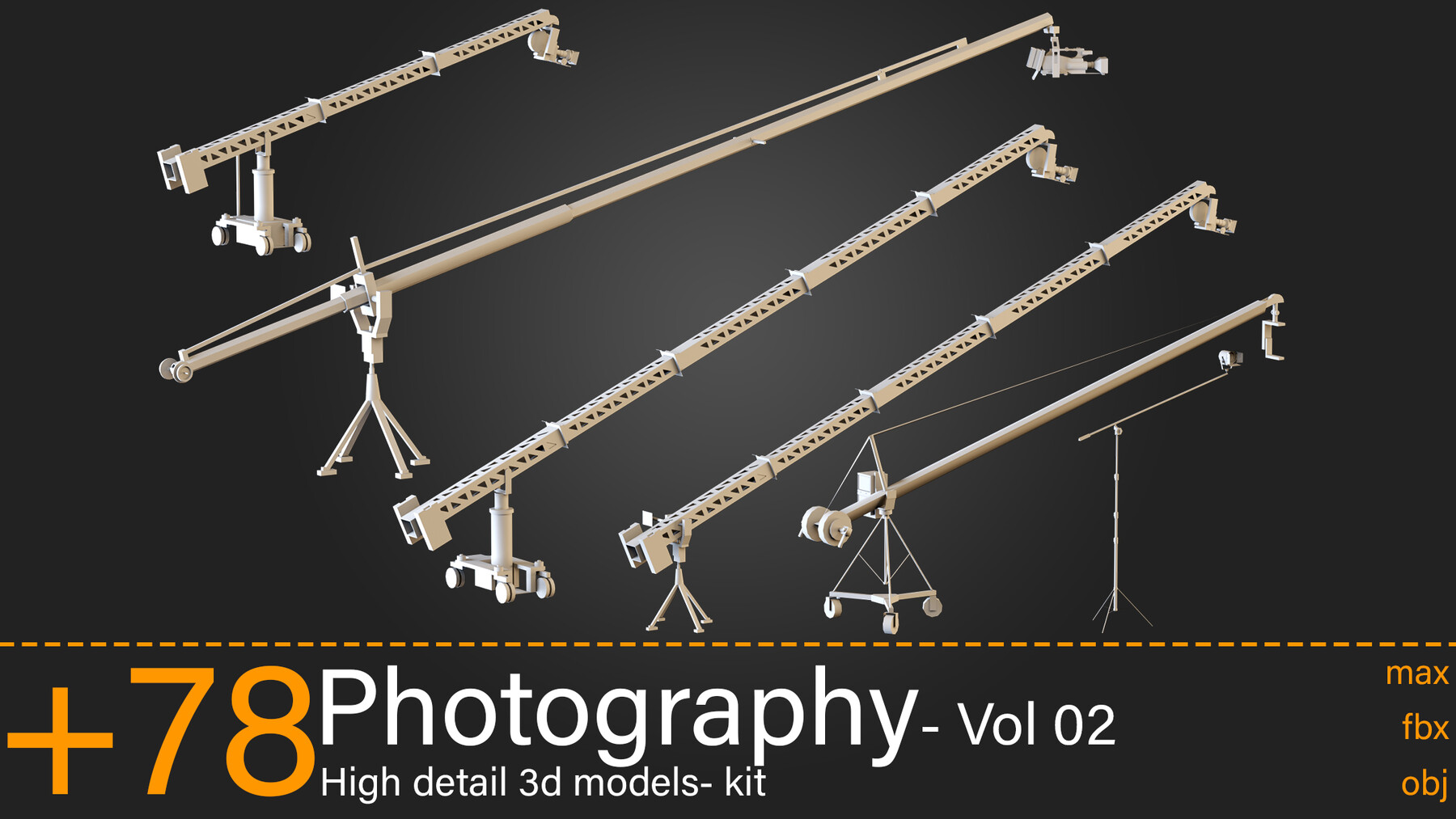 ArtStation - +78- Photography Kit- Vol 02- 3d models-max.fbx.obj ...