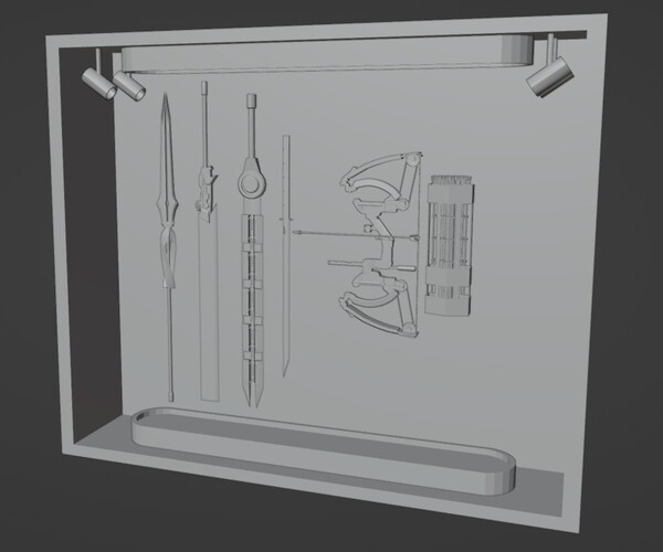 ArtStation - Weapon locker | Game Assets