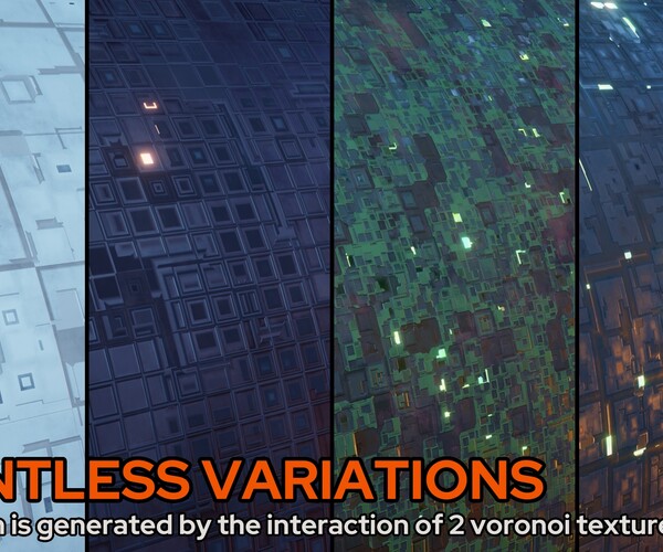 Artstation Blender Procedural Sci Fi Material Shader Resources