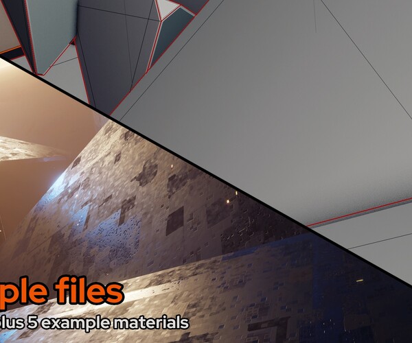 Artstation Blender Procedural Sci Fi Material Shader Resources