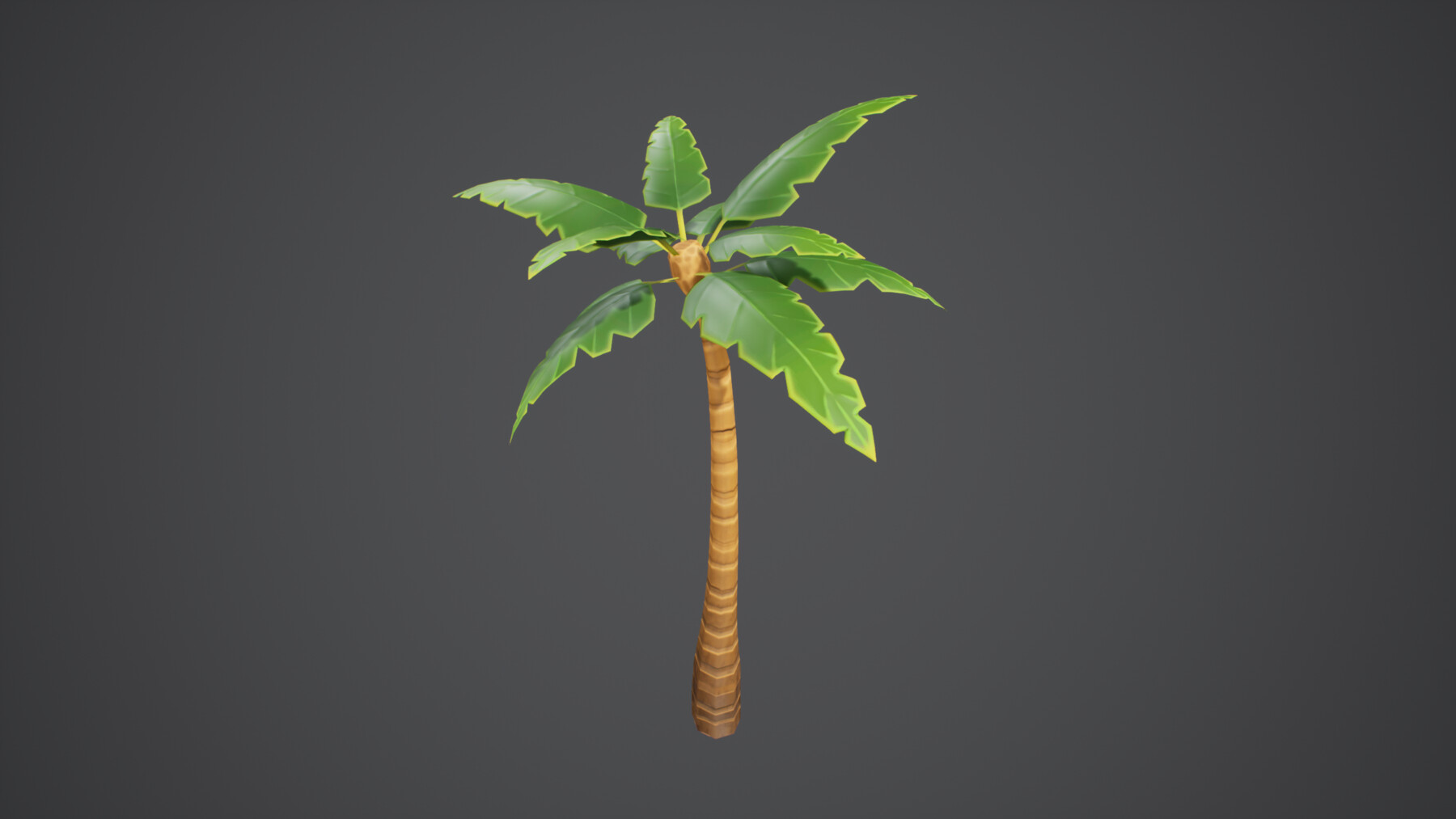 ArtStation - Stylized Palm Tree 02 | Game Assets