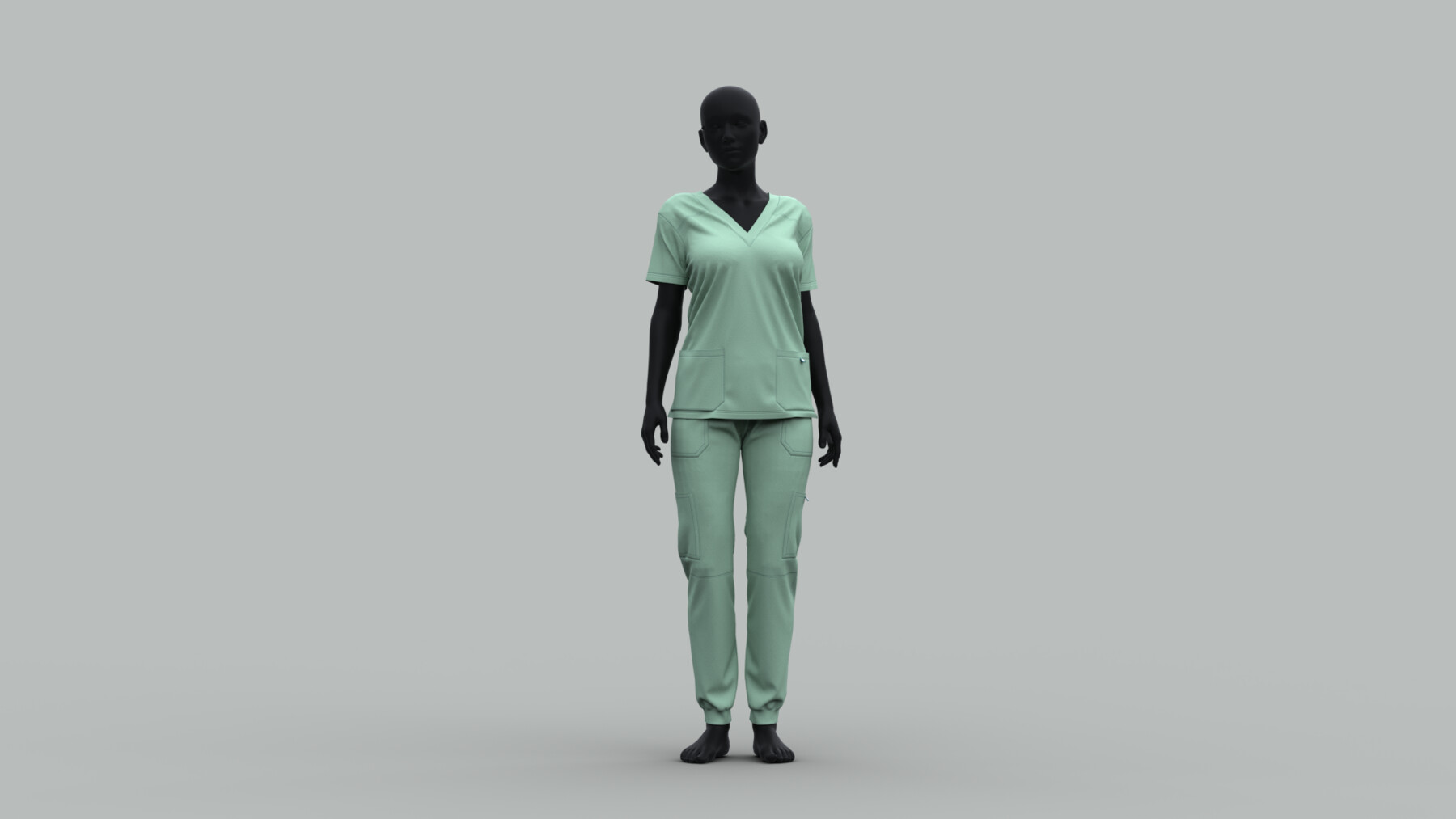 ArtStation - Female Nurse Uniform | Game Assets