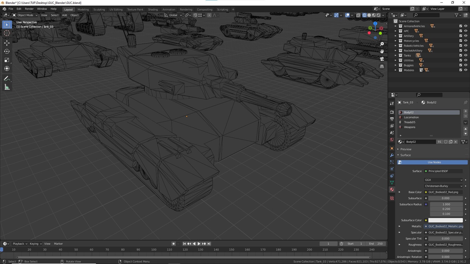 ArtStation - Sci-Fi Ground Units and Tanks Creator | Game Assets