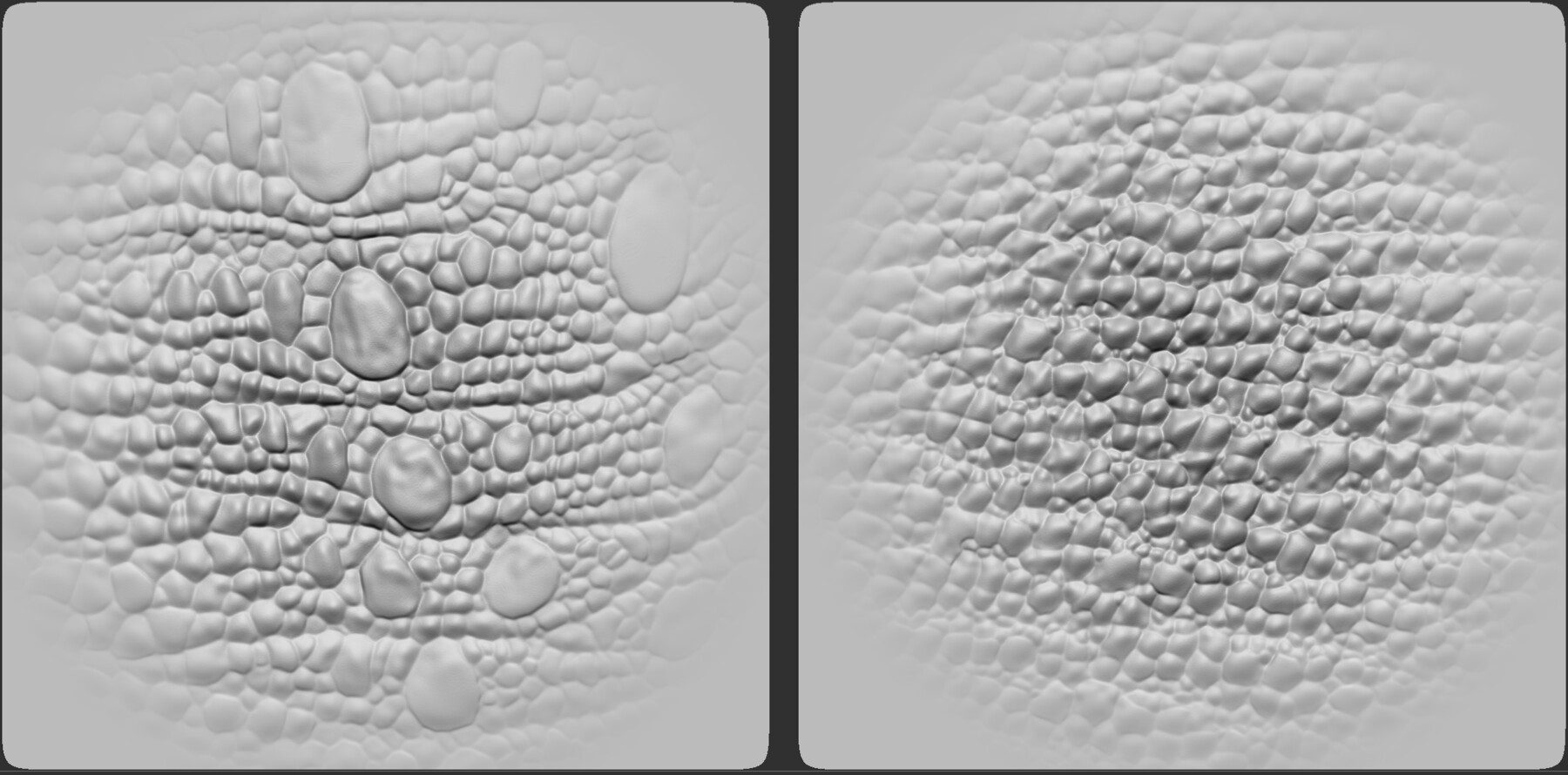 ArtStation - Reptile Scales / Skin Alphas V2 (18 Alphas) (Hand Sculpted ...