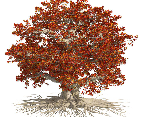 ArtStation - House of Dragons Winterfell Tree | Resources