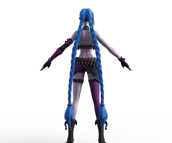 ArtStation - League of Legends - Jinx RIGGED | Resources