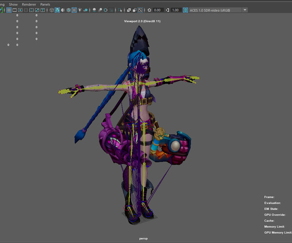ArtStation - League of Legends - Jinx RIGGED | Resources