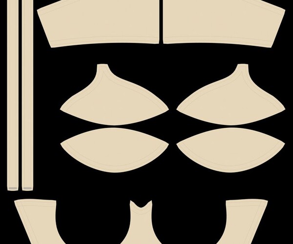 ArtStation - Bra, Marvelous Designer, Clo +obj, fbx | Resources