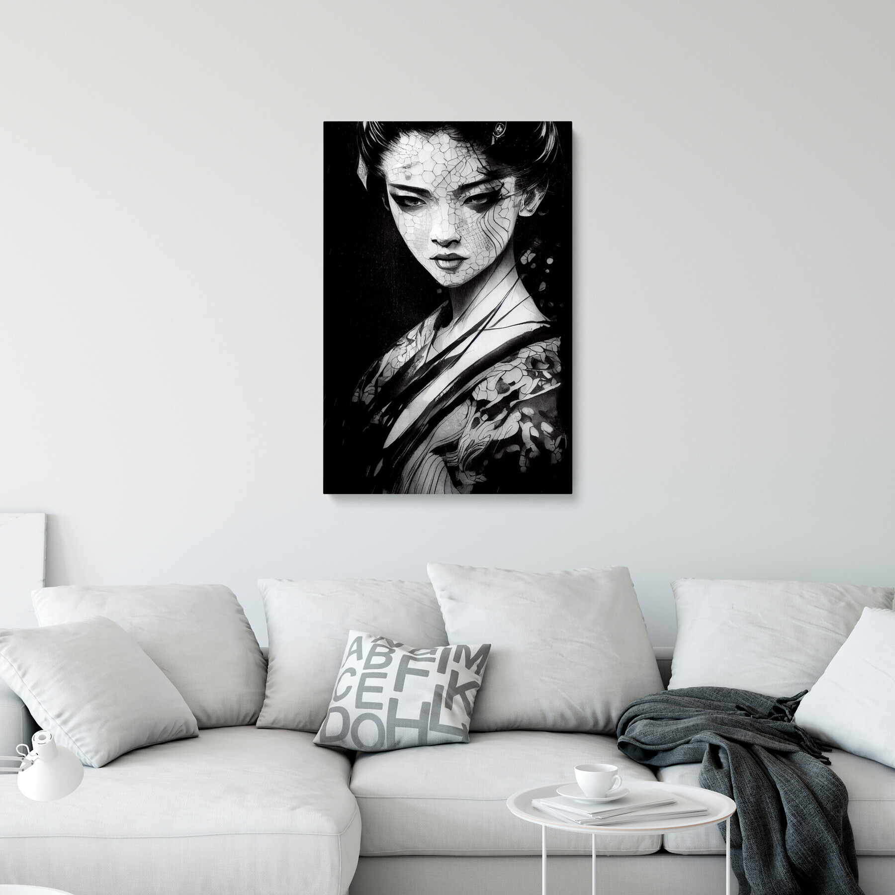 ArtStation - Japanese Geisha Downloadable Print, Stunning Art Large ...