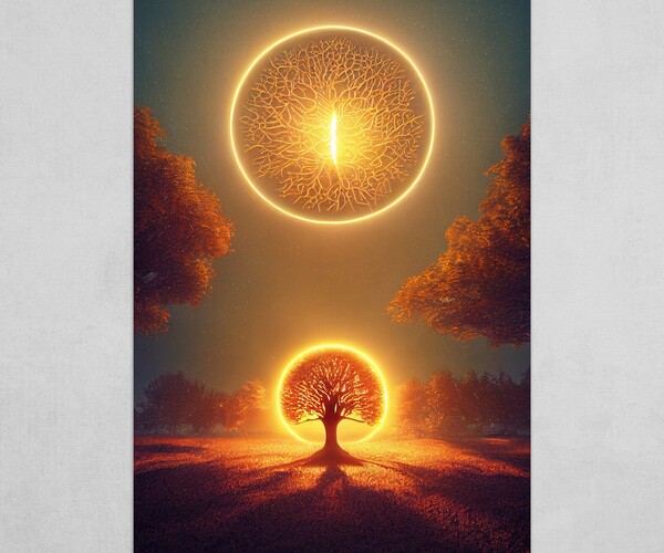 ArtStation - Tree of Life Downloadable Print, Stunning Art, Large ...