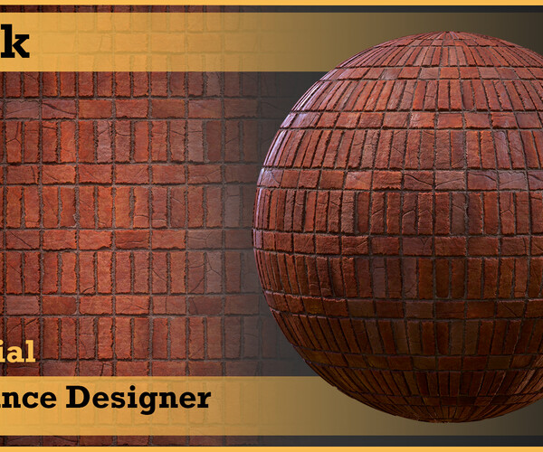 ArtStation - Brick - VOL 05 - substance designer | Game Assets