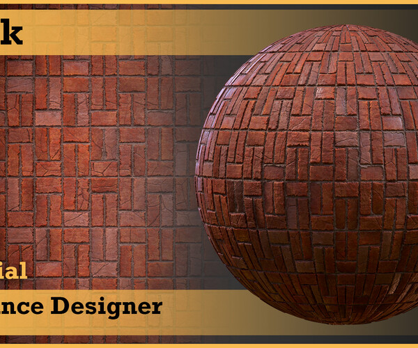 ArtStation - Brick - VOL 06 - substance designer | Game Assets