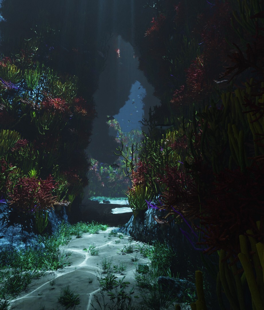 ArtStation - Underwater reefs | Game Assets