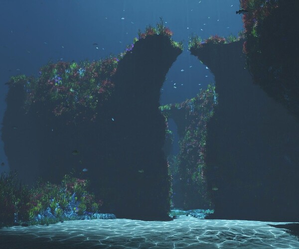 ArtStation - Underwater reefs | Game Assets