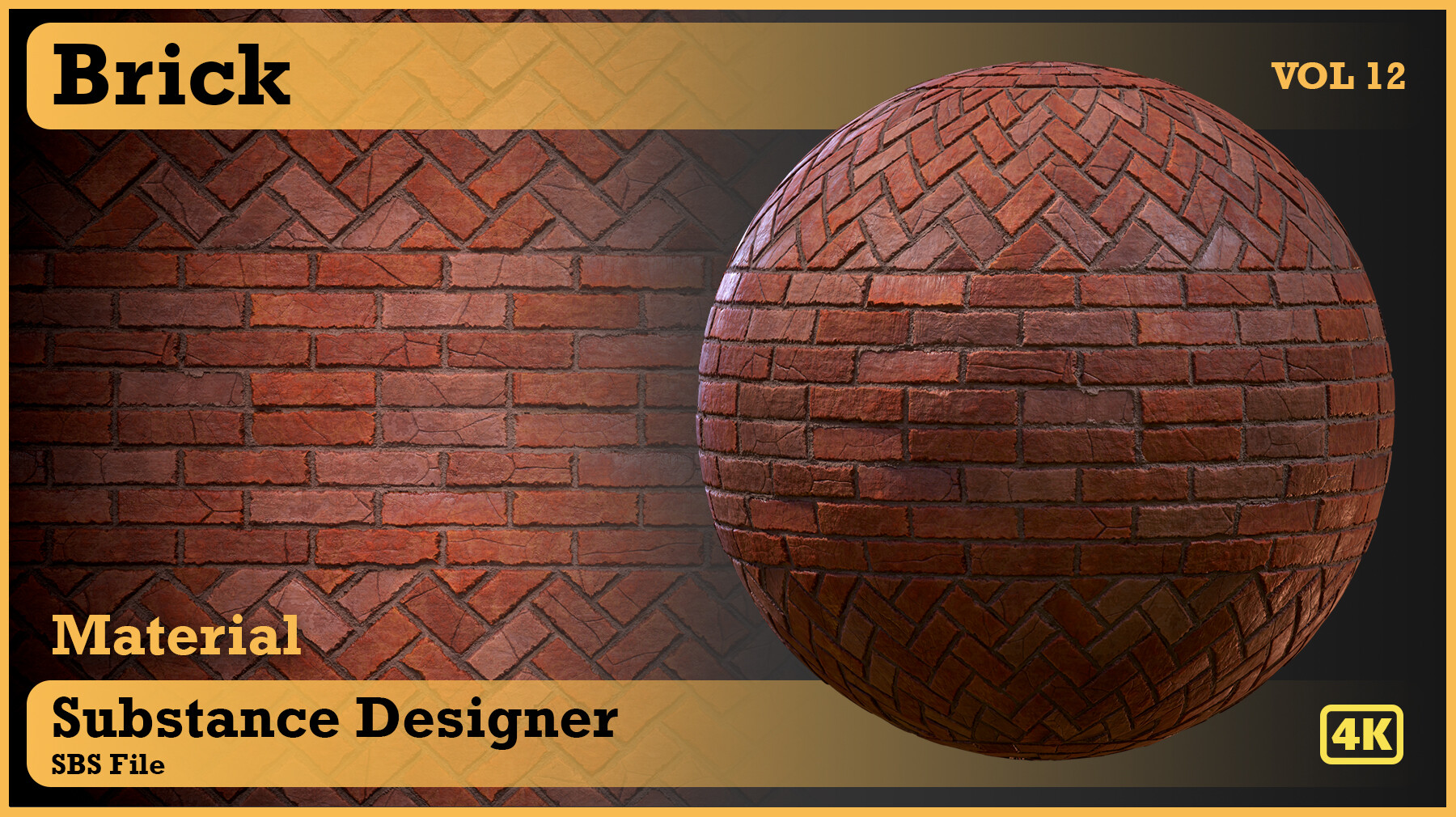 ArtStation - Brick - VOL 12 - substance designer | Game Assets