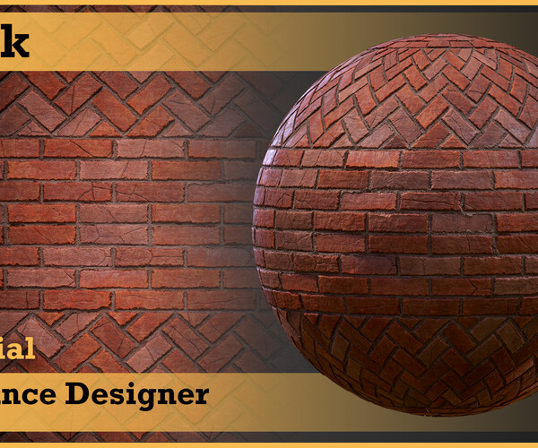 ArtStation - Brick - VOL 12 - substance designer | Game Assets