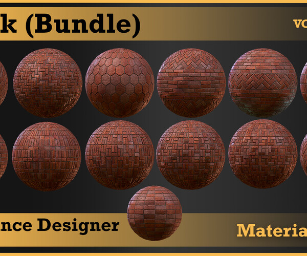 ArtStation - All bricks from 01 to 13 | Game Assets