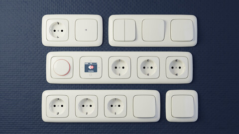 ArtStation - Busch-Jaeger Reflex SI Switches | Resources