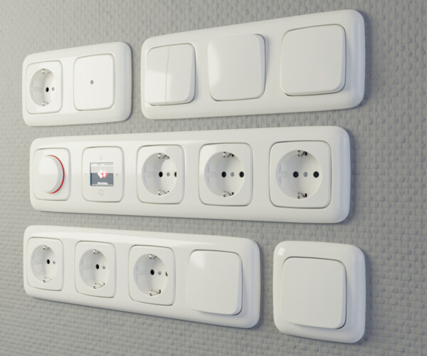 ArtStation - Busch-Jaeger Reflex SI Switches | Resources