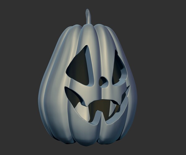 ArtStation - 12 Halloween Pumpkin Base Mesh Vol 5 | Resources