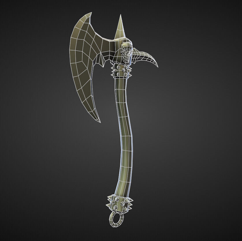 ArtStation - AXE1 high and low poly | Game Assets