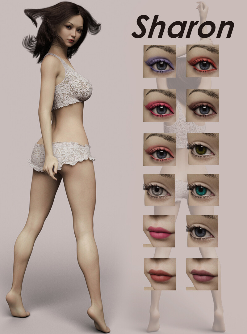 ArtStation - Sharon For Genesis 8 Female | Game Assets