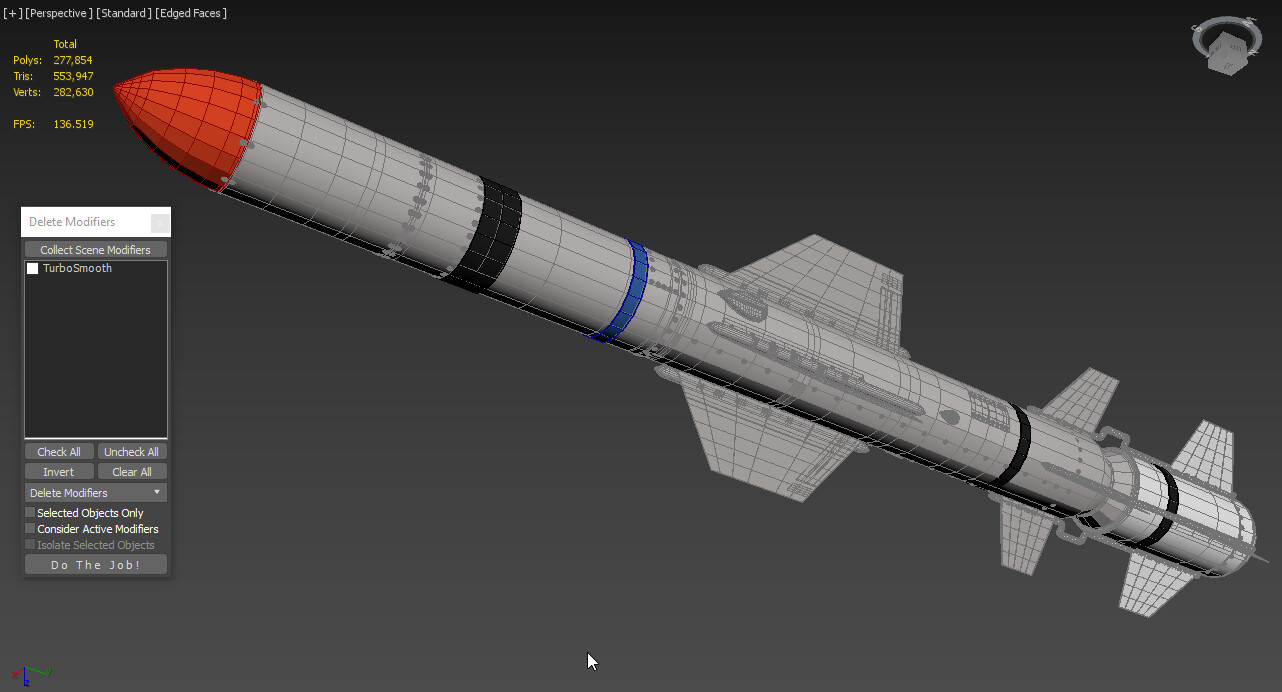 ArtStation - AGM UGM RGM 84 Harpoon Anti-Ship Missile 3D Model | Resources